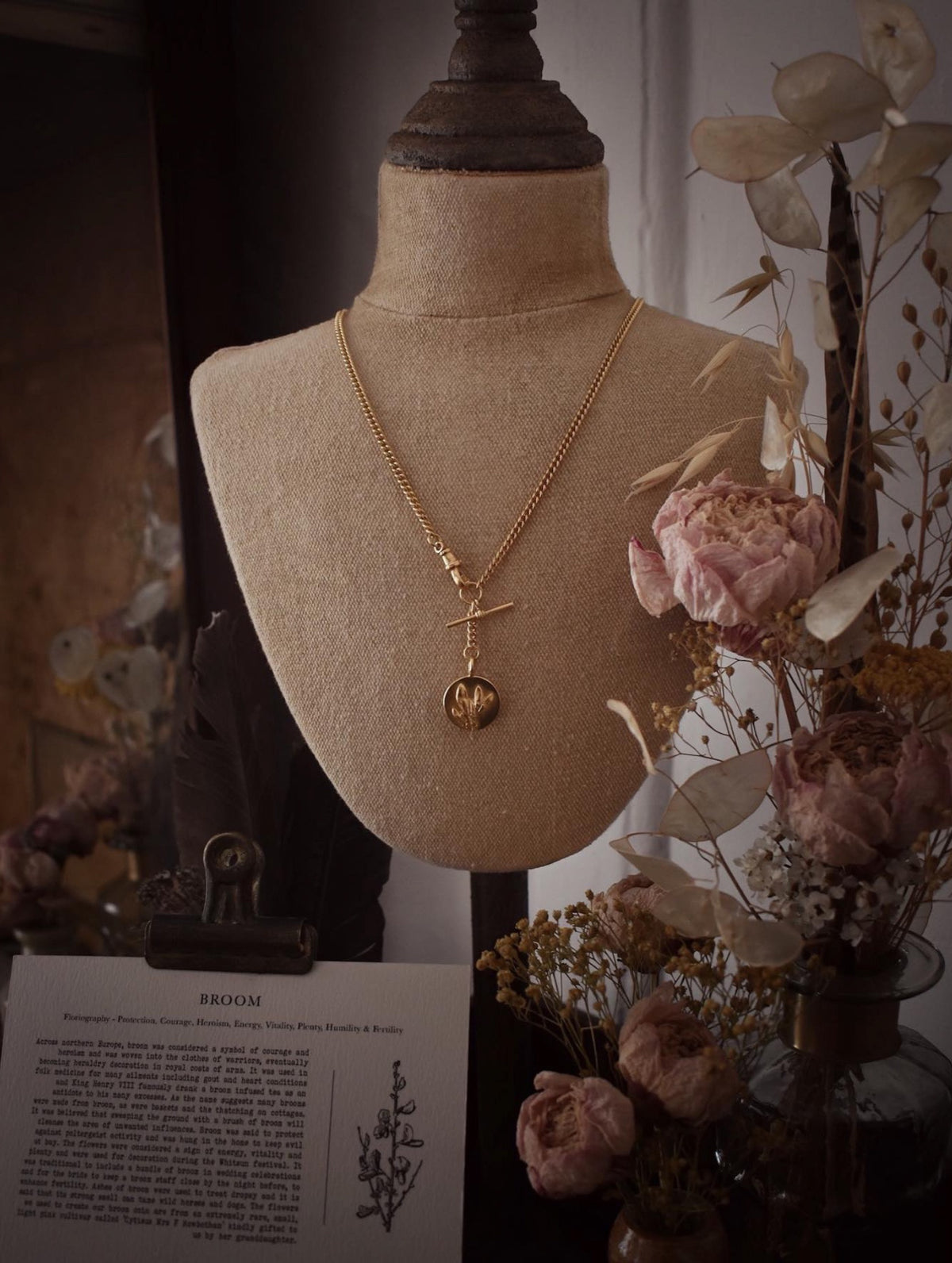 Coin Sentiment Charms– Flower & Fable