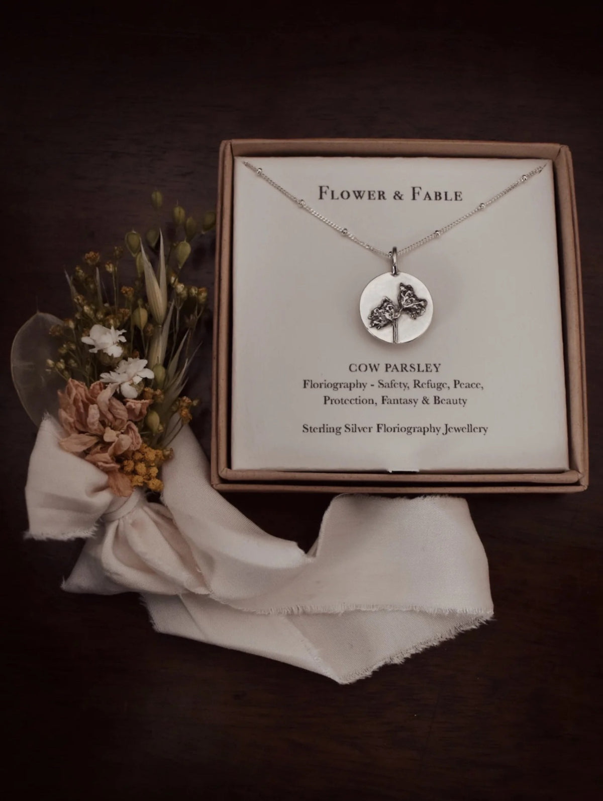 Coin Sentiment Charms– Flower & Fable