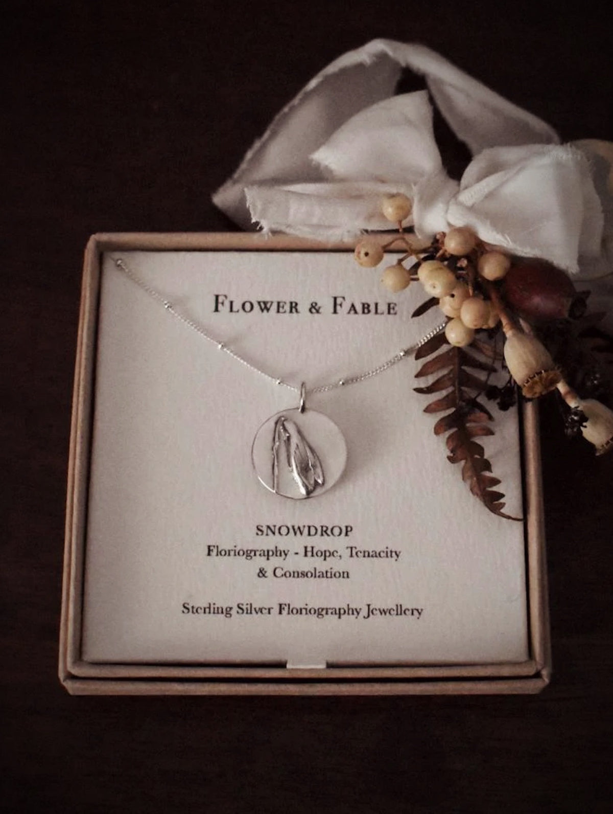 Coin Sentiment Charms– Flower & Fable